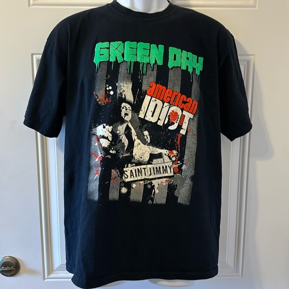 Shirts | Vintage Rare Green Day American Idiot St Jimmy Graphic Tee ...